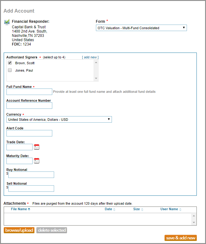What is an OTC Valuation Form?