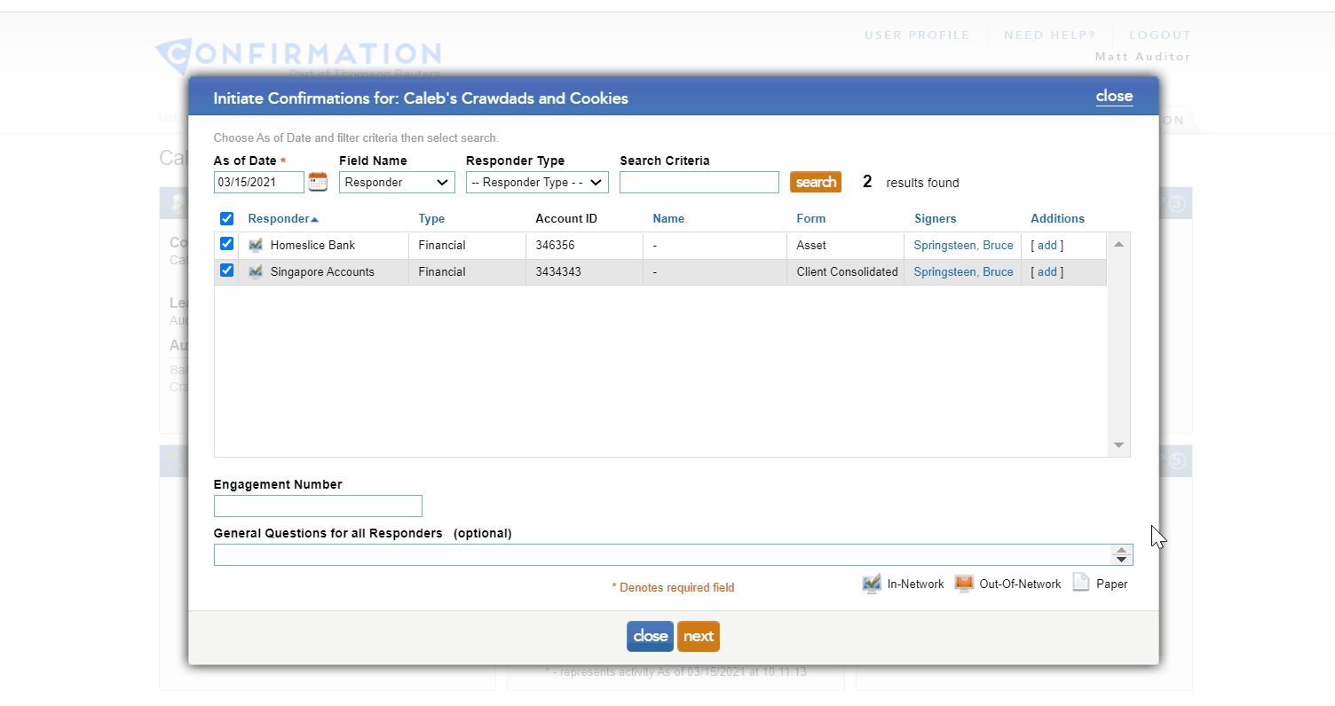 Confirmation Support Community