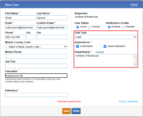(Banks and Law Firms) How do I add a new user in my institution?