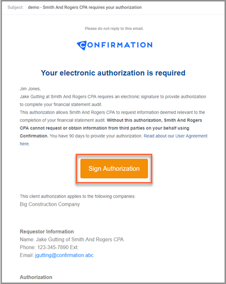 Confirmation Support Community