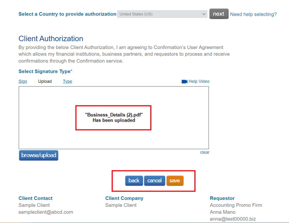 (Clients) How do I upload my authorization?