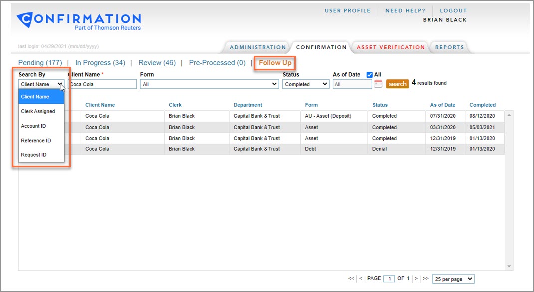 (Banks) How do I download a copy of a completed confirmation within the ...