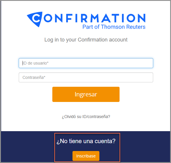 Cómo registrarse en Confirmation
