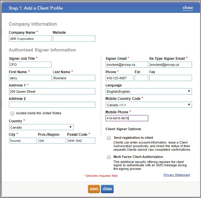 Responder Instructions for Scotiabank