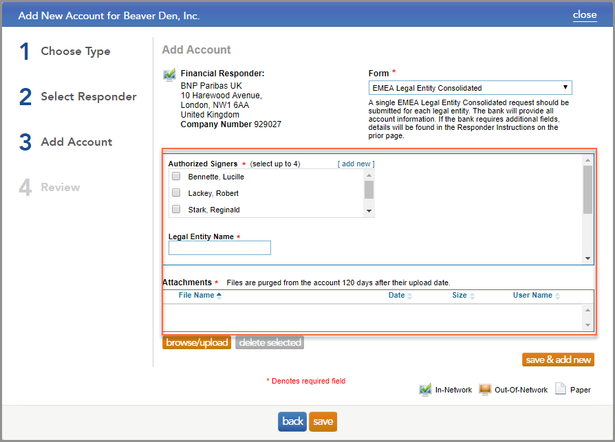 Group Level and Legal Entity Level Consolidated Confirmation Requests