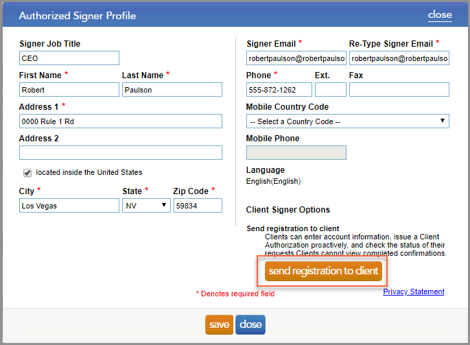 How can I set up my client as a user?