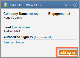 How do I add a new authorized signer?
